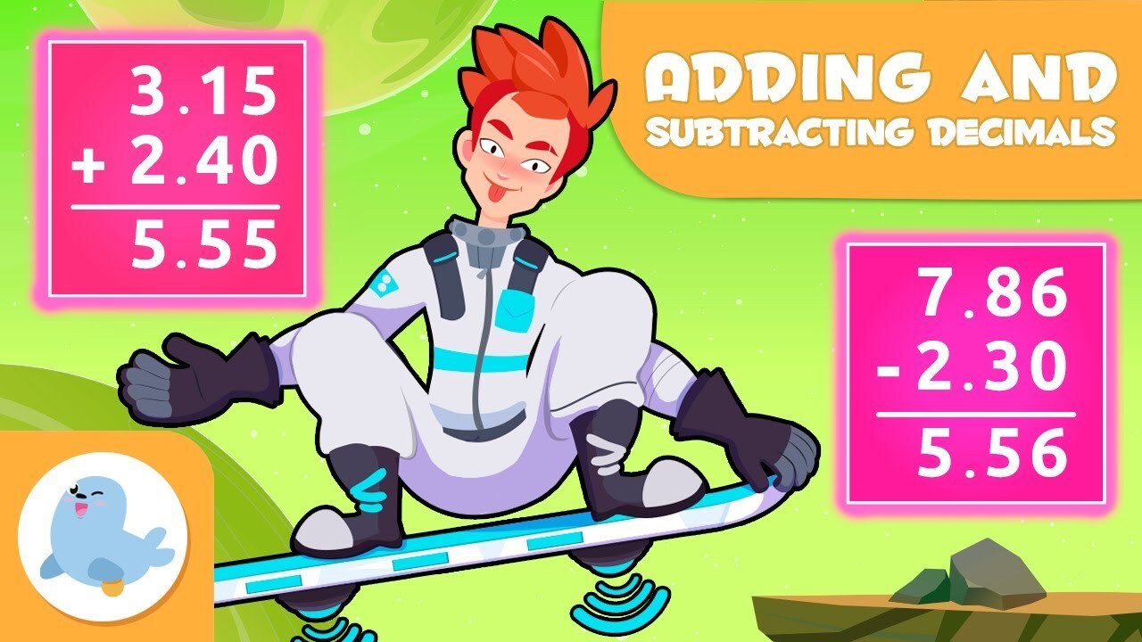 DECIMAL ADDITION AND SUBTRACTION🚀 Operations with Decimals for Kids ...