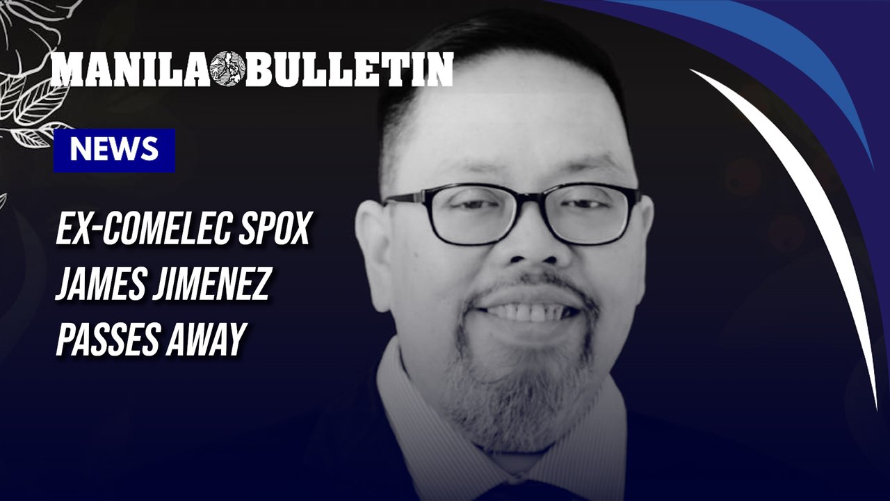 Ex-Comelec spox James Jimenez passes away | MB Newsbreak - video ...