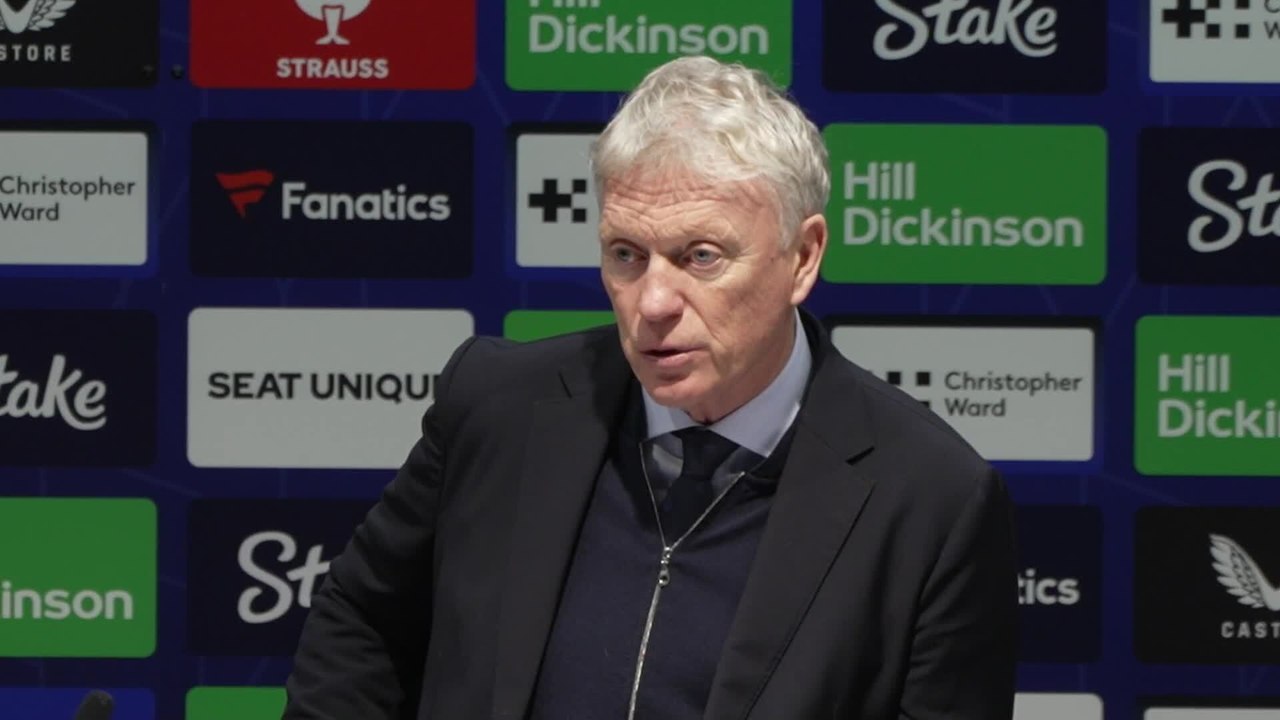 Everton 1-1 Leeds: David Moyes press conference - video Dailymotion