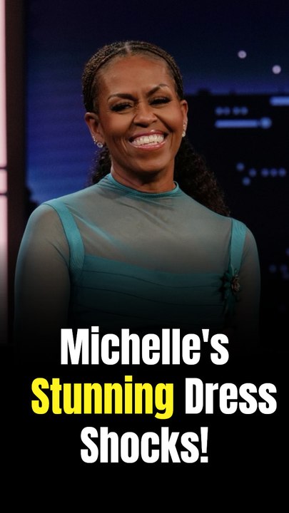 Michelle Obama Wears Semi-Sheer Dress on 'Jimmy Kimmel Live,' Recalls ...