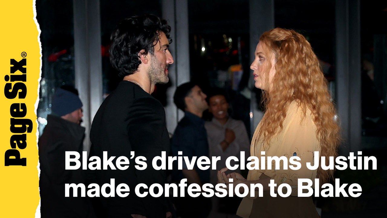 Blake Lively's driver claims Justin Baldoni made 'disturbing ...