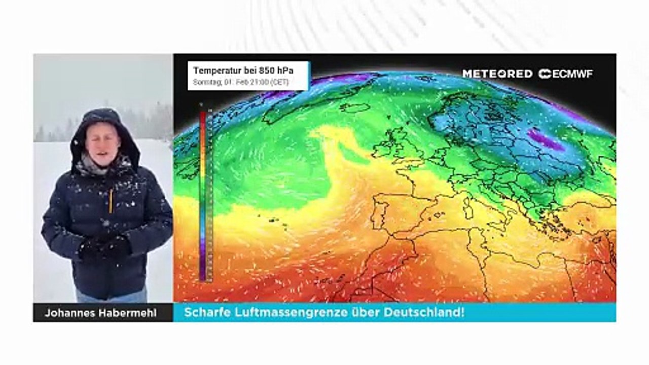 Scharfe Luftmassengrenze über Deutschland! - video Dailymotion