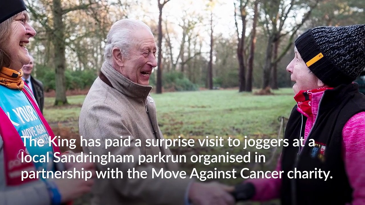 King surprises joggers at Sandringham parkrun for second year in a row ...