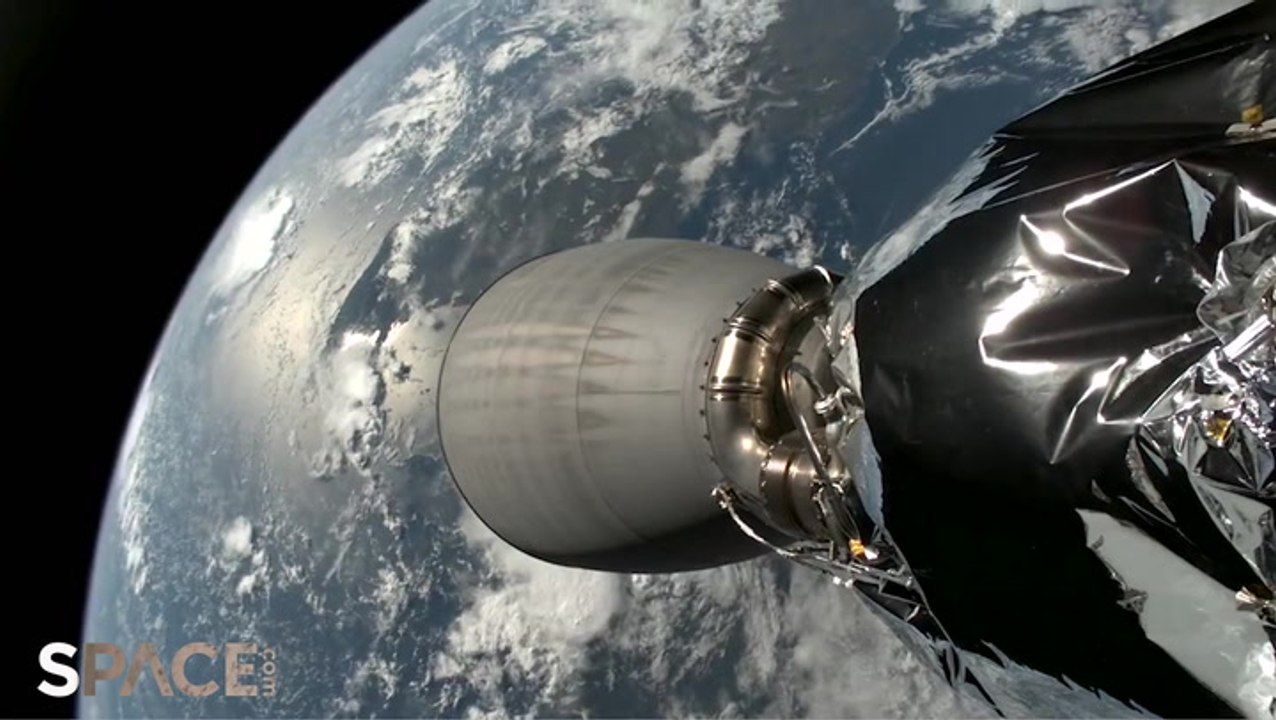 Watch This Amazing Time-Lapse Of SpaceX Falcon 9 Second Stage View Of ...