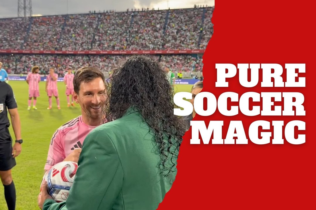 Lionel Messi creates a magical moment in Medellín by setting up René ...