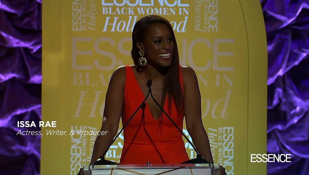 Issa Rae's "Ugly Friend" joke brings laughs at Black Women In Hollywood ...