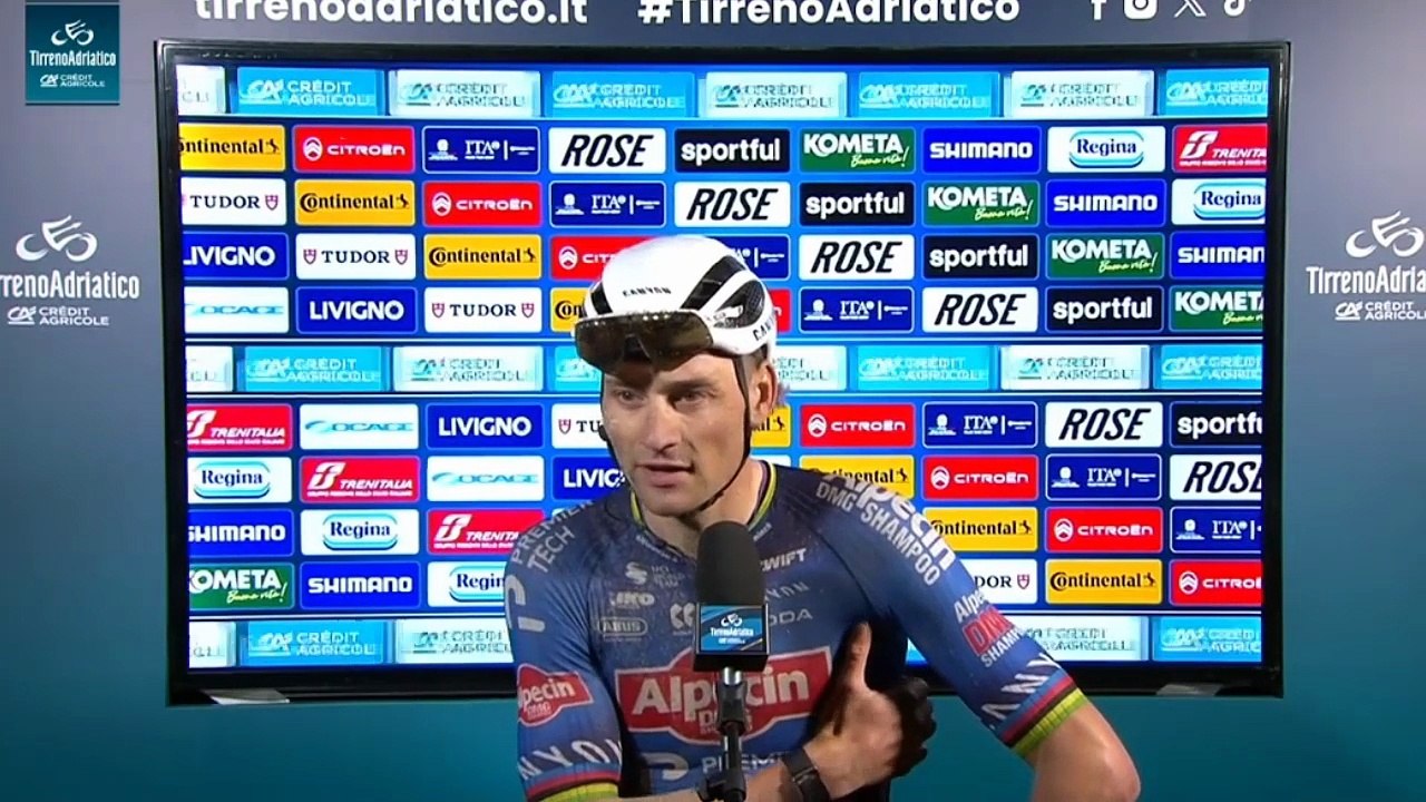 Tirreno-Adriatico 2026 - Mathieu van der Poel : "J'avais tout juste ...