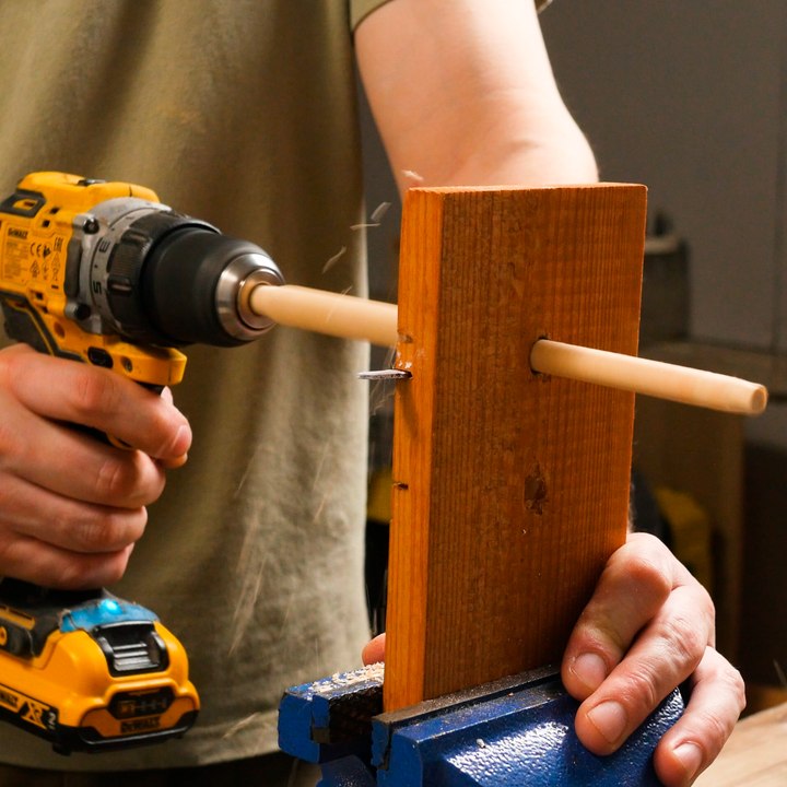 Stop buying dowels ⛔️ how to make custom wood plugs for repairs - video ...