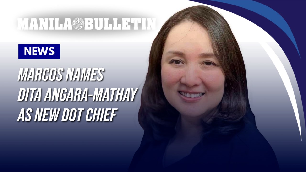 Marcos names Dita Angara-Mathay as new DOT chief - video Dailymotion