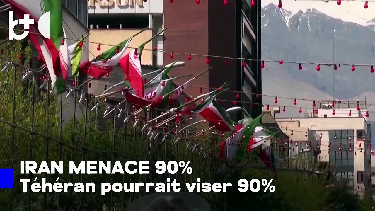 Tensions: l'Iran menace d'augmenter fortement l'enrichissement d ...