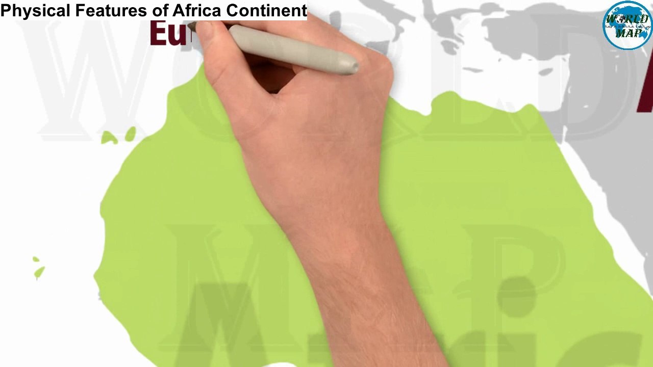 Africa Physical Map in Detail | Learn Geography Fast - video Dailymotion