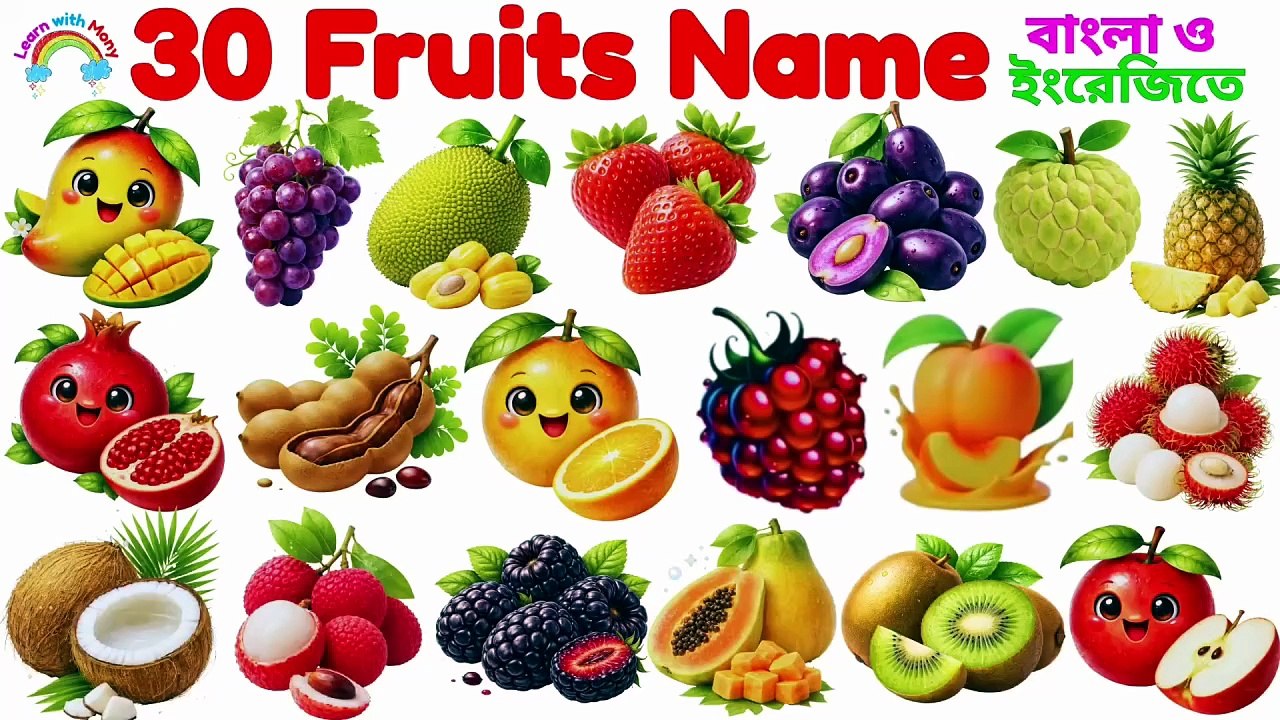 Fruits names - video Dailymotion