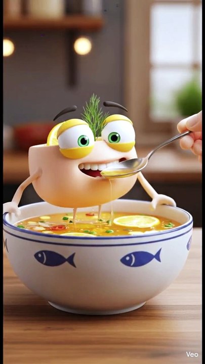 Funny Soup Lover Cartoon 🍲😂 | Cute 3D Animation Shorts - video Dailymotion