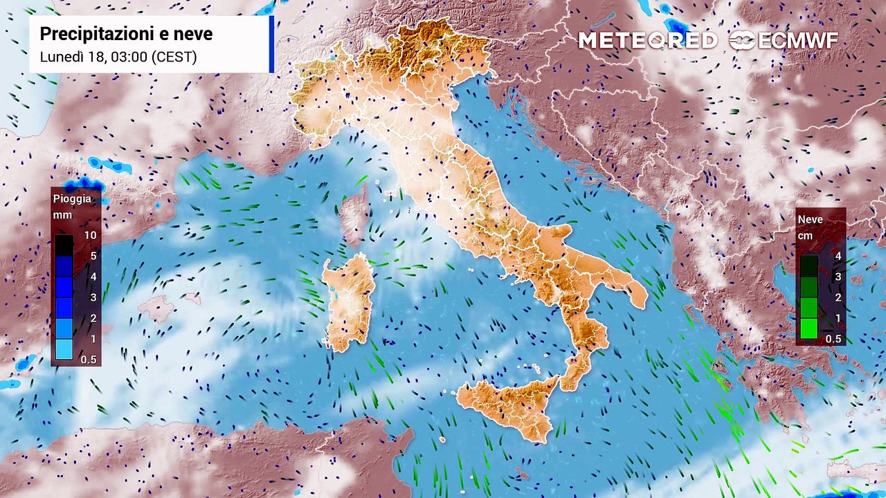 Piogge ad inizio settimana su parte d'Italia - Video Dailymotion