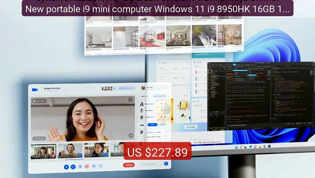 New portable i9 mini computer Windows 11 i9 8950HK 16GB 1TB... -- Top ...