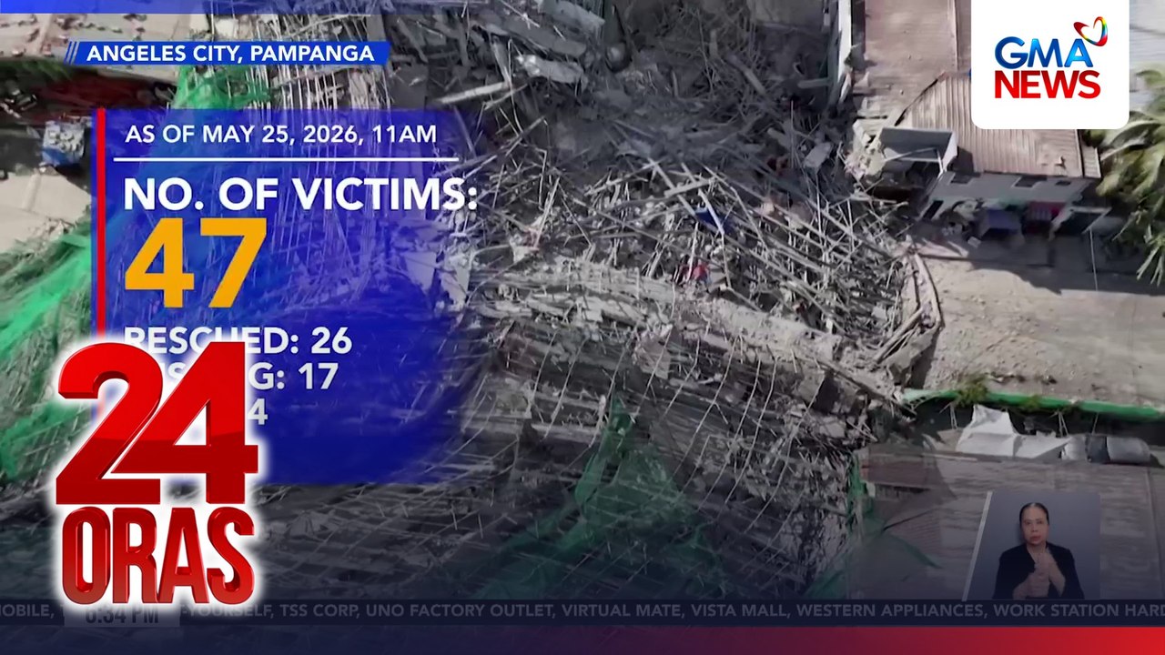 'Signs of life' detected in collapsed Angeles building; 4 dead, 17 ...