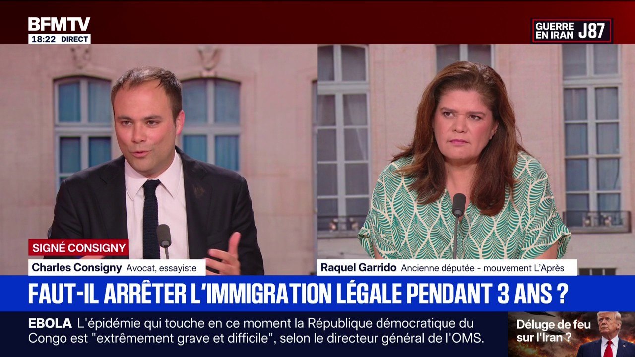 SIGNÉ CONSIGNY - Moratoire sur l'immigration légale: "Il faut suspendre ...