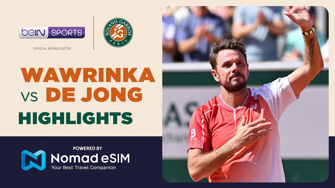 Stan Wawrinka vs Jesper de Jong | Roland-Garros 2026 | Match Highlights ...