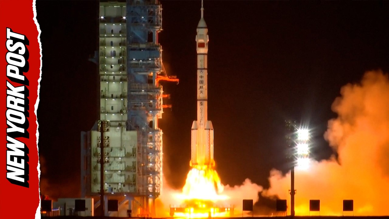 Watch: Moment China launches Shenzhou-23 spacecraft ahead of moon ...