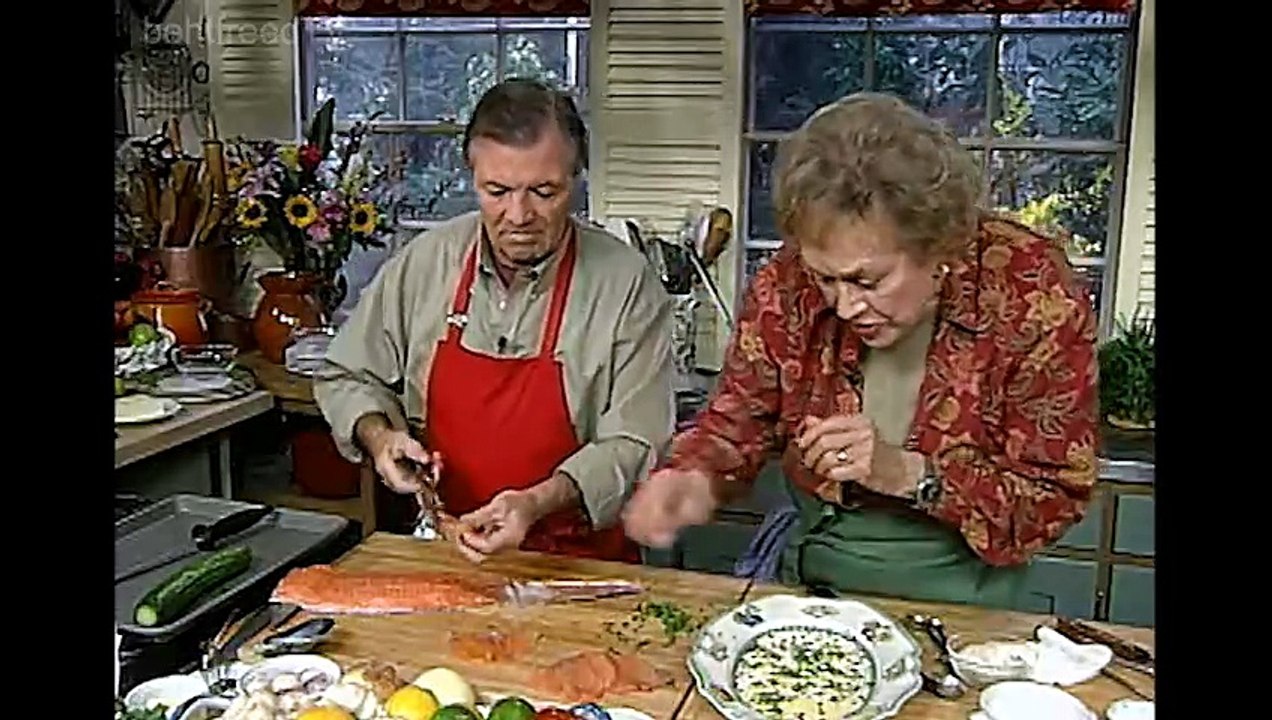 Julia & Jacques Cooking at Home | Salmon Tartar, Gravlax, Baked in a ...