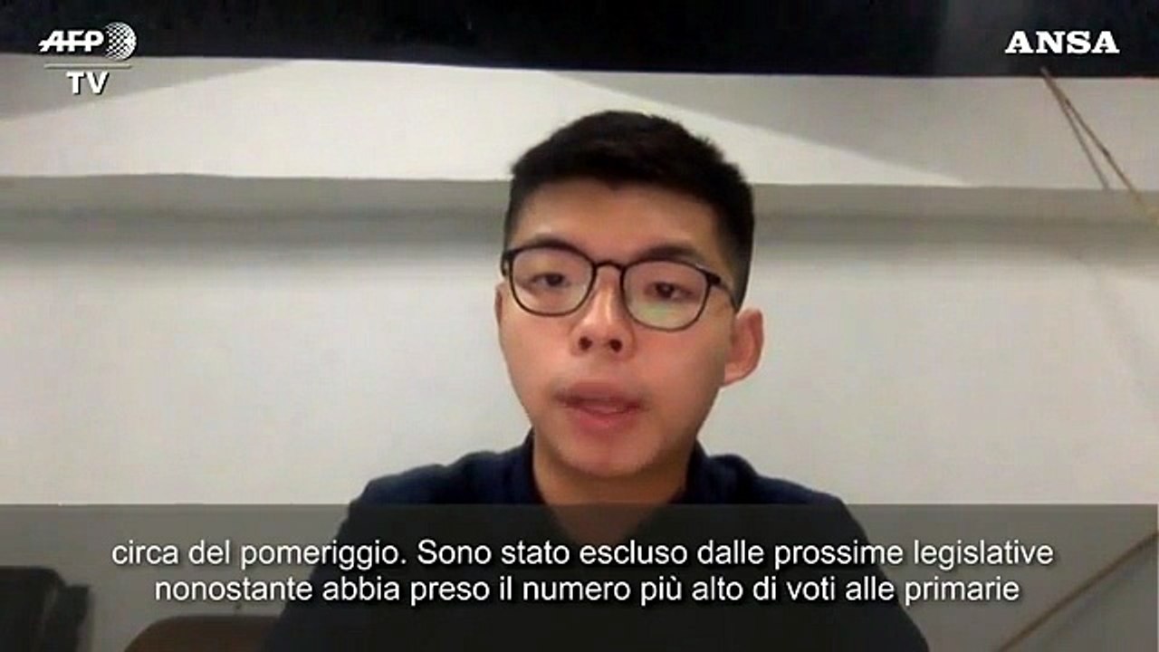 Hong Kong, Joshua Wong: "Escluso dalla corsa alle elezioni legislative ...