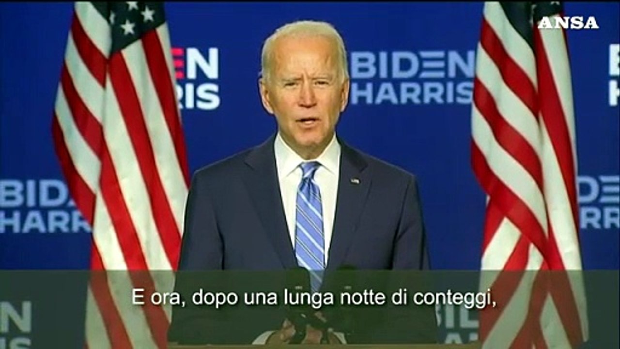 Usa 2020, Biden: "E' chiaro che vinceremo abbastanza Stati" - Video ...