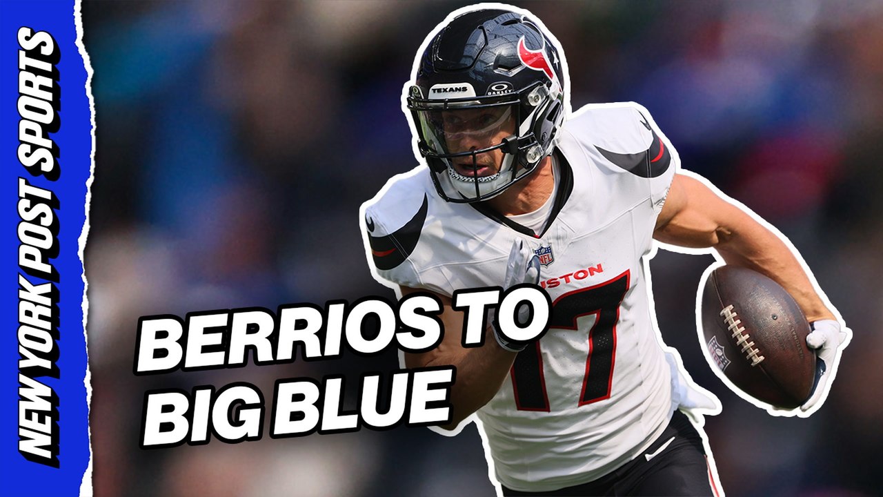 Giants sign Braxton Berrios as they pass on Odell Beckham Jr. reunion ...