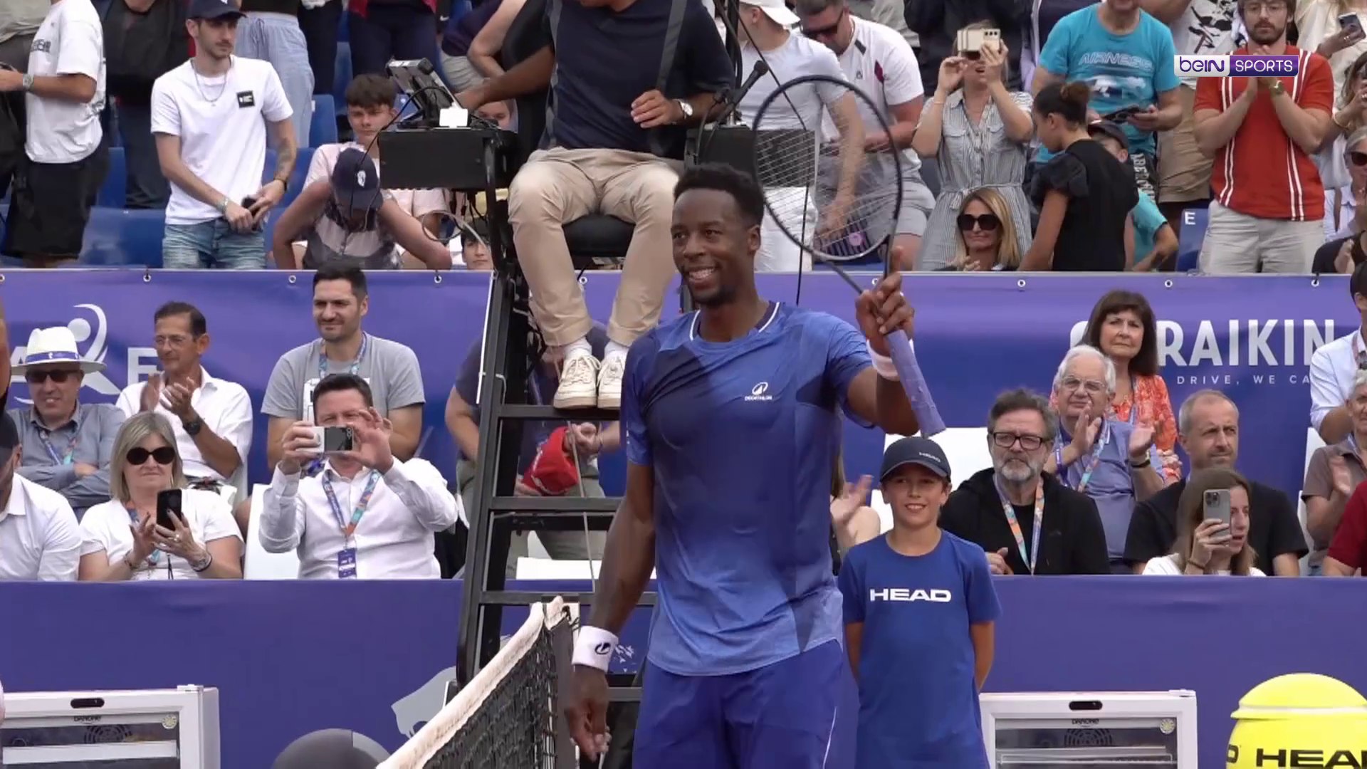 Tennis : Gael Monfils remporte le match d'exhibition face à Richard ...