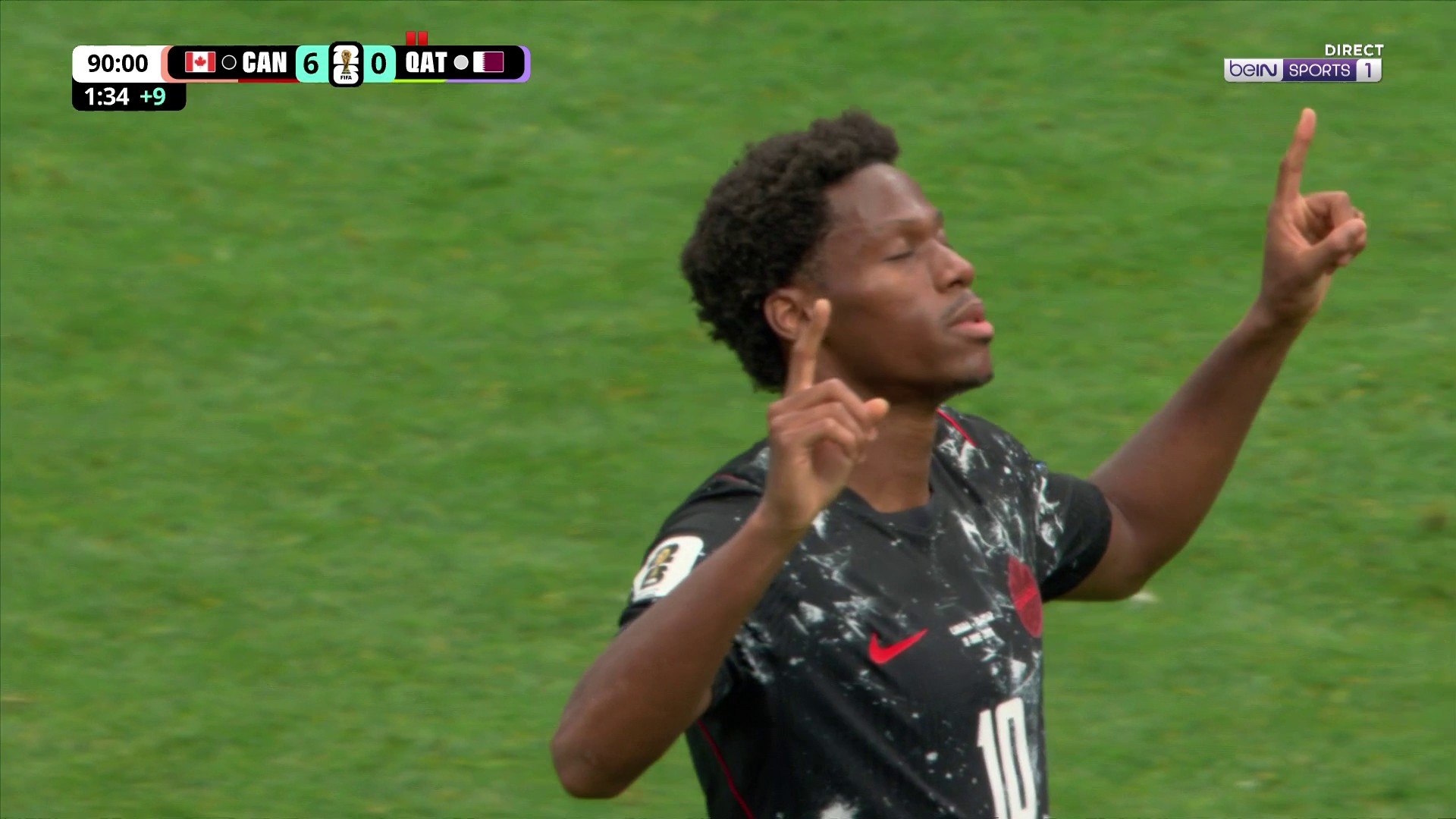 Jonathan David marche sur l'eau avec un triplé contre le Qatar | beIN ...