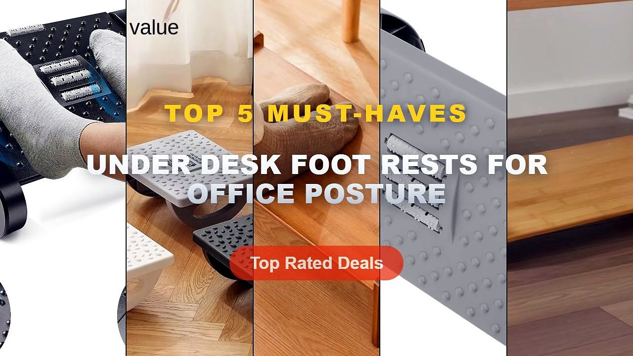Ultimate Guide to the Best Under Desk Foot Rests For Office Posture ...