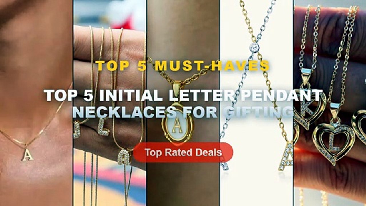 Top 5 Initial Letter Pendant Necklaces For Ting Top 5 Best Sellers