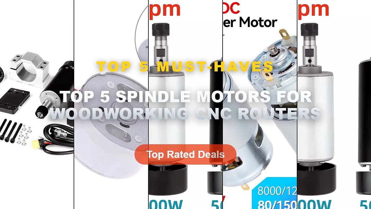 Top 5 Spindle Motors For Woodworking CNC Routers: Top 5 Best Sellers ...