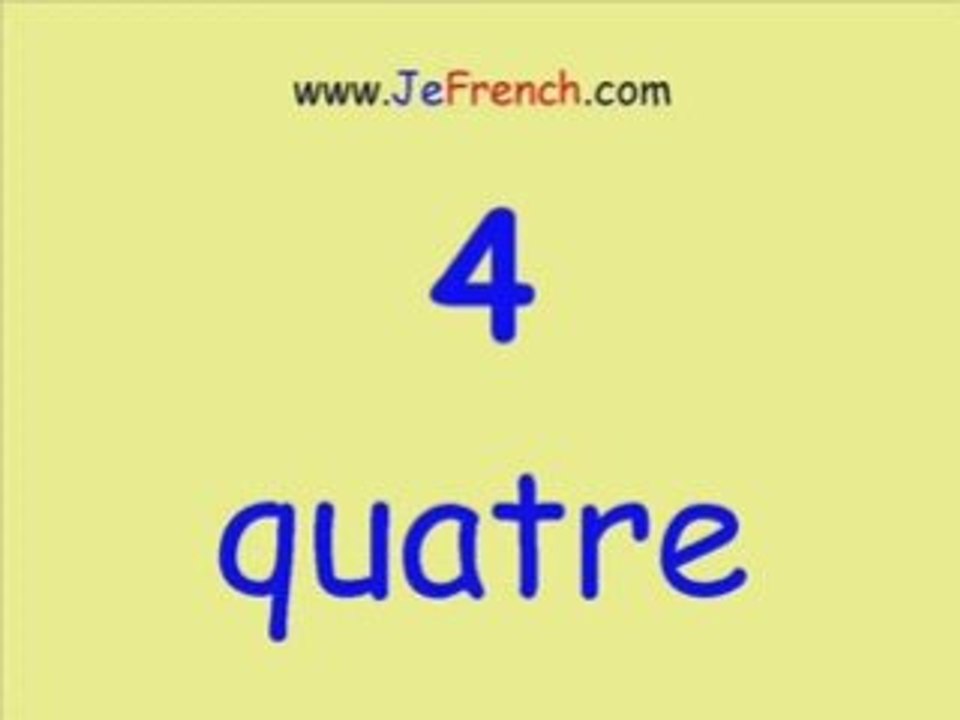 Learn French: Numbers - video Dailymotion