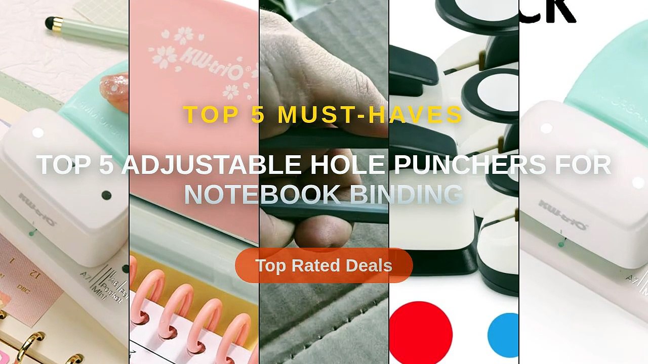 Cheap & Best Top 5 Adjustable Hole Punchers For Notebook Binding ...