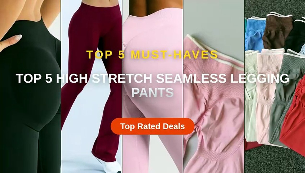 Why Everyone Is Buying Top 5 High Stretch Seamless Legging Pants ...