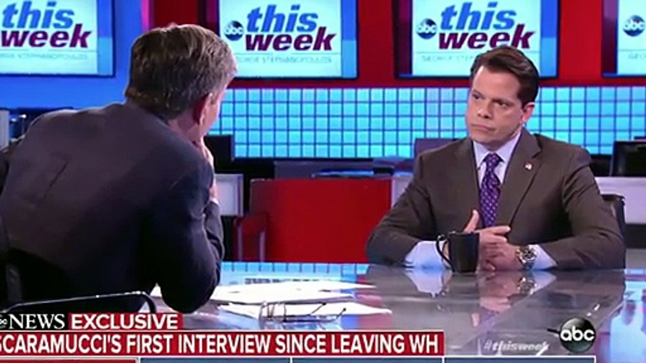 Anthony Scaramucci Stops By Late Show Discusses Bannon And Trump
