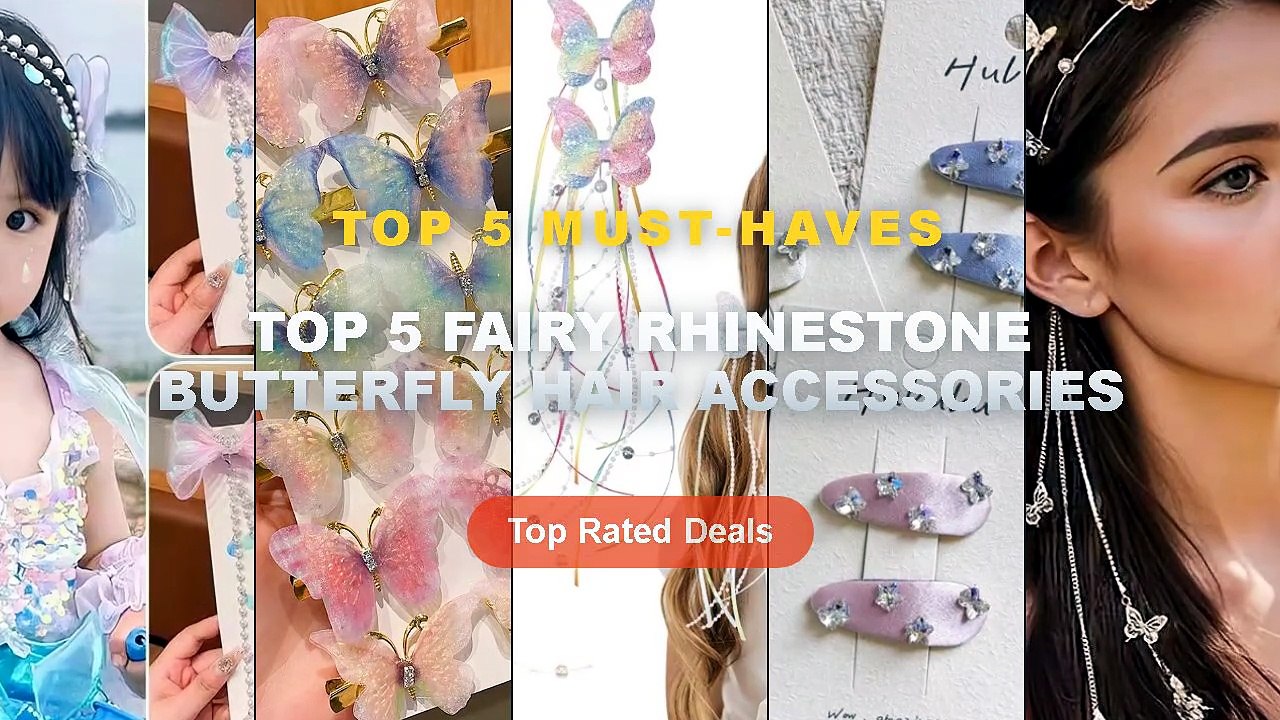 Why Everyone Is Buying Top 5 Fairy Rhinestone Butterfly Hair ...