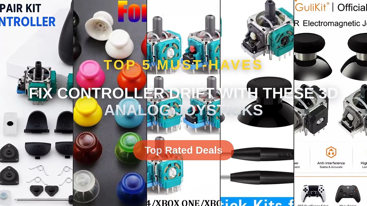 Fix Controller Drift With These 3D Analog Joysticks - Video Dailymotion