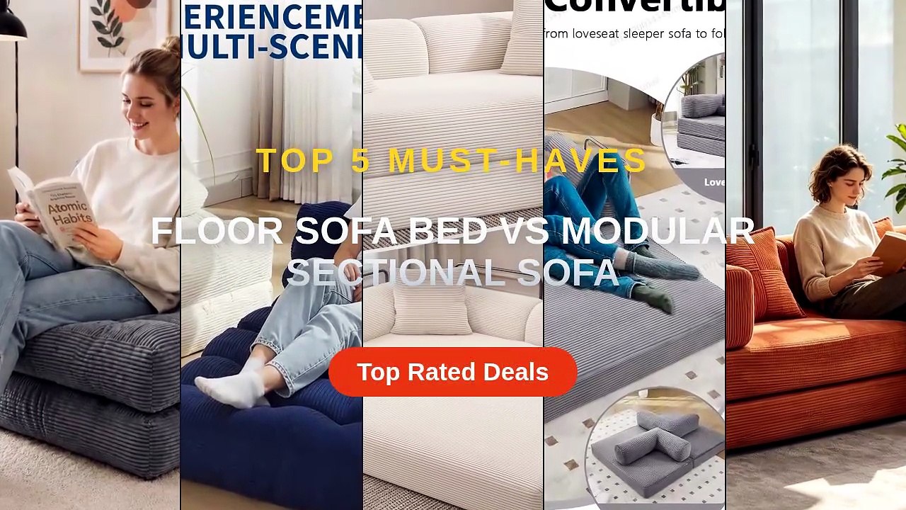 Floor Sofa Bed vs Modular Sectional Sofa - Video Dailymotion