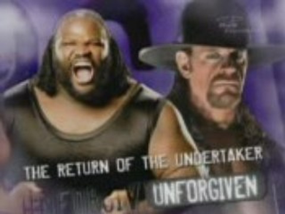 Wwe 2007-09-16 Unforgiven The Undertaker Vs Mark Henry - Vídeo Dailymotion
