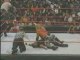 The Dudley Boyz put Trish Stratus through a table: Backlash 2000 ...