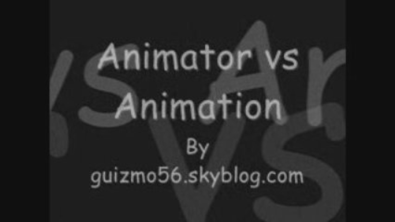 Animation vs animator - Vidéo Dailymotion