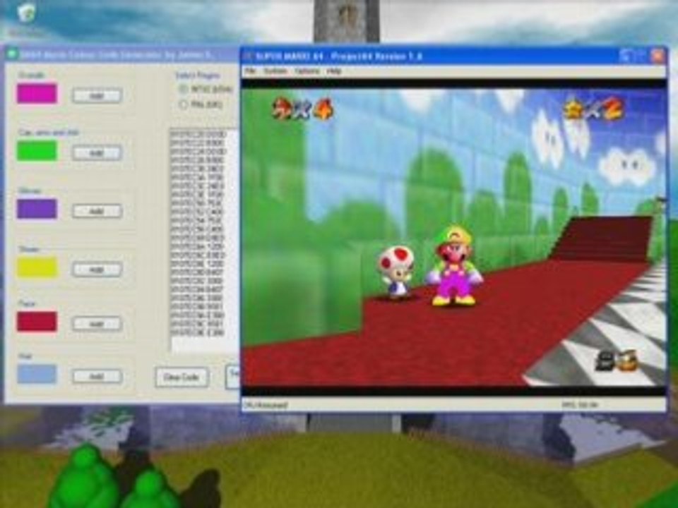 SM64 Mario Colour Code Generator Program V1.0 - video Dailymotion