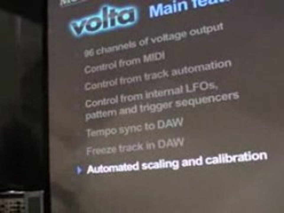 Motu DP6 Volta au NAMM 2009 - Vidéo Dailymotion
