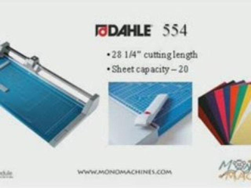 Dahle 554 Professional Rolling Trimmer Paper Cutter - Tour - video ...